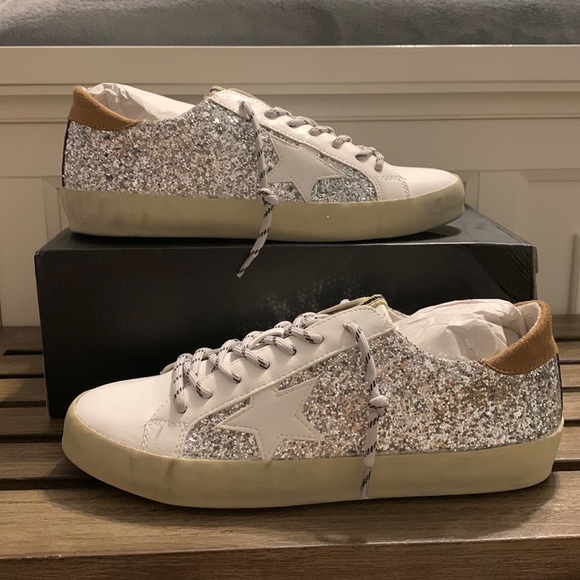 ShuShop | Shoes | Sparkle Star Glitter Sneakers | Poshmark
